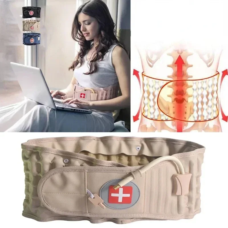 Back-Decompression-Waist-Belt-Back-Massager-Back-Pain-Relief-Spinal ...