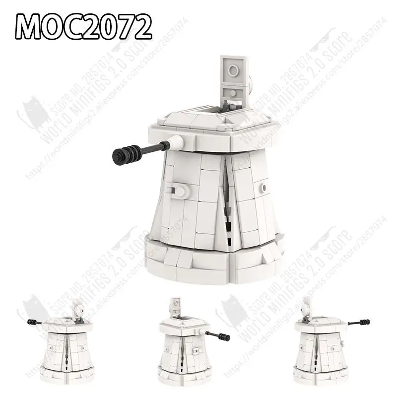 MOC2072-Movie-MOC-DF-9-Hoth-Turret-Defense-Tower-Model-Building-Blocks ...