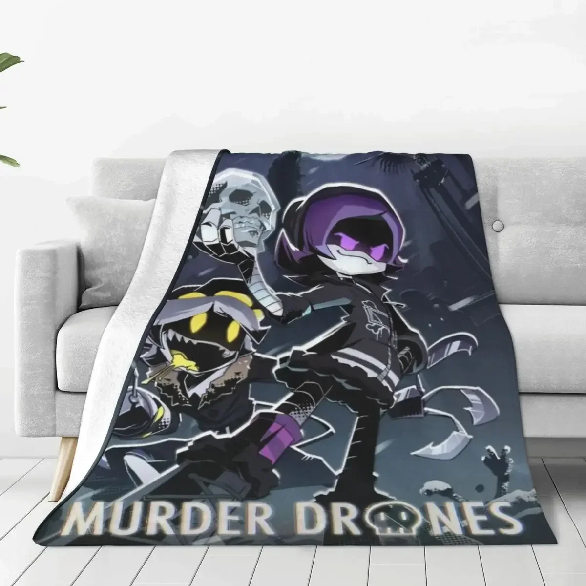 Manta-Robot-Murder-Drones-V-manta-de-franela-de-terror-para-portero-Uzi ...