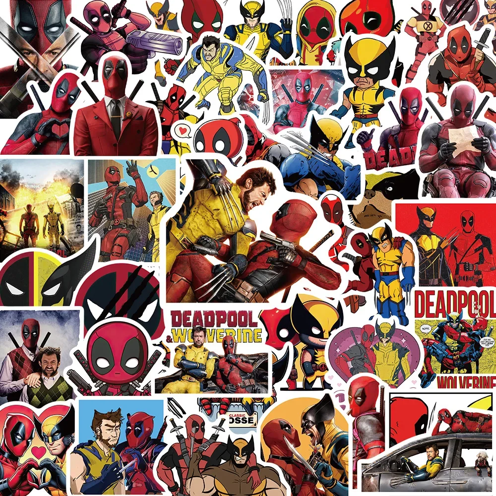 Movie-Deadpool-Wolverine-Personalized-Creative-Cartoon-Waterproof ...