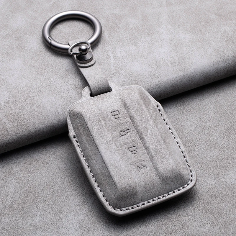Suede-Leather-Car-Key-Case-Cover-Fob-For-2021-Tank-300-Tank-500-Keyless ...
