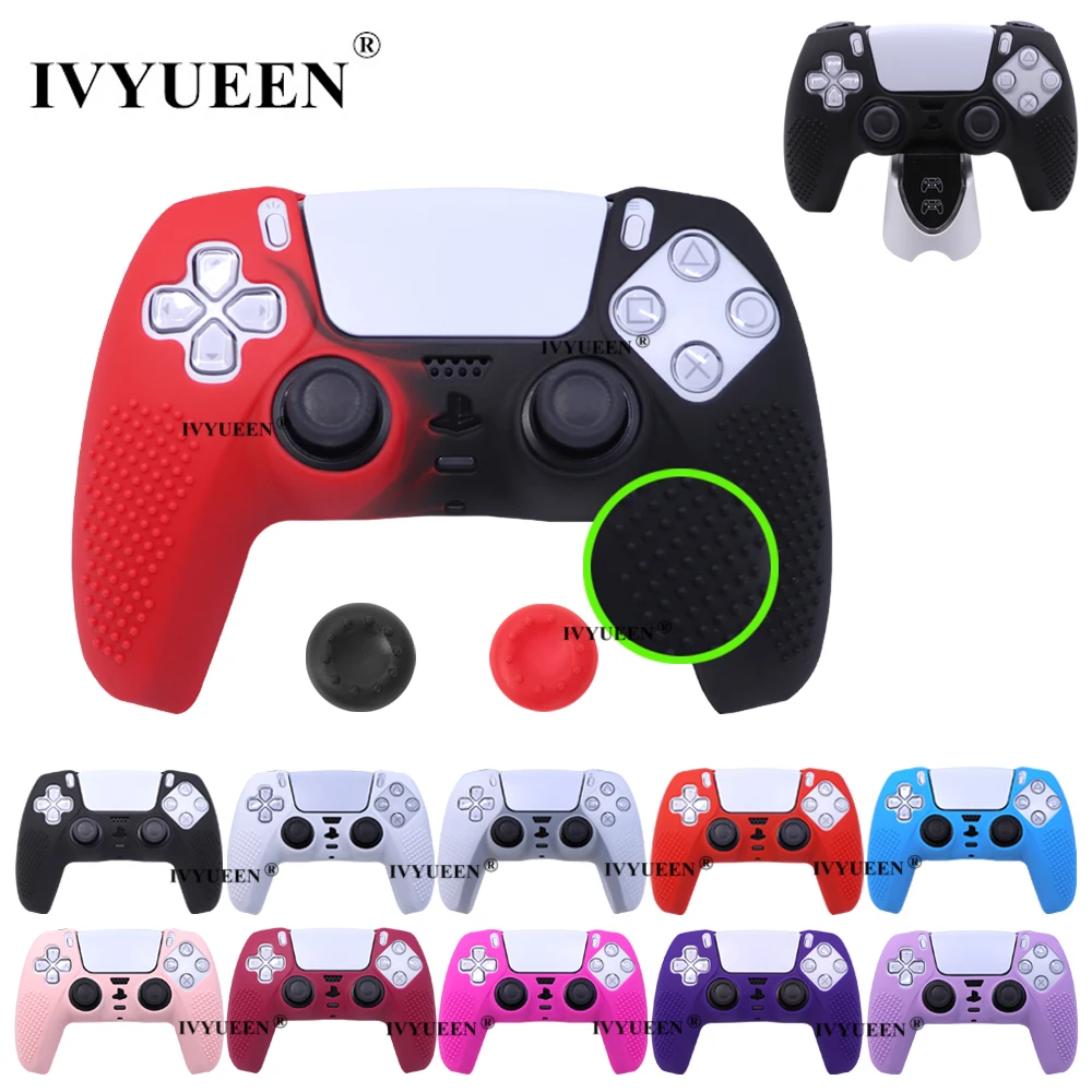 IVYUEEN-Soft-Silicone-Gel-Rubber-Case-Cover-for-PlayStation-5-PS5 ...
