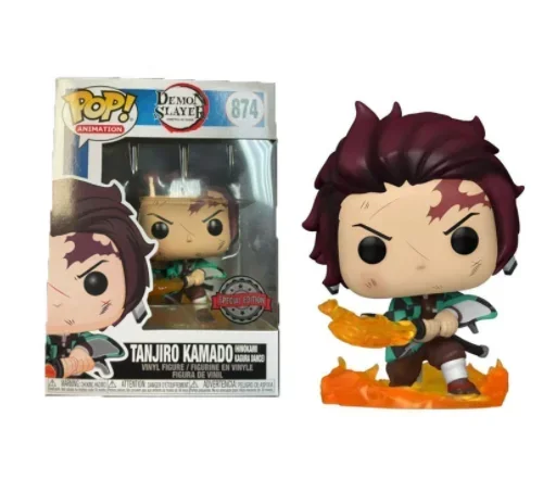 2025 Figuras de acción FUNKO POP Demon Slayer Tanjiro Kamado #874 de ...