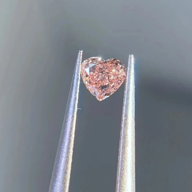 Messi Jewelry AGL Certificate Fancy Pink Diamond CVD HPHT Loose Stone ...