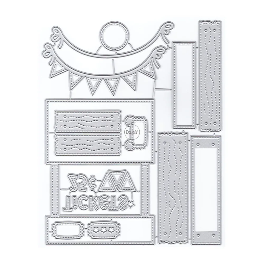 DzIxY-Flags-Tags-Metal-Cutting-Dies-for-Card-Making-Paper-Embossing-Die ...