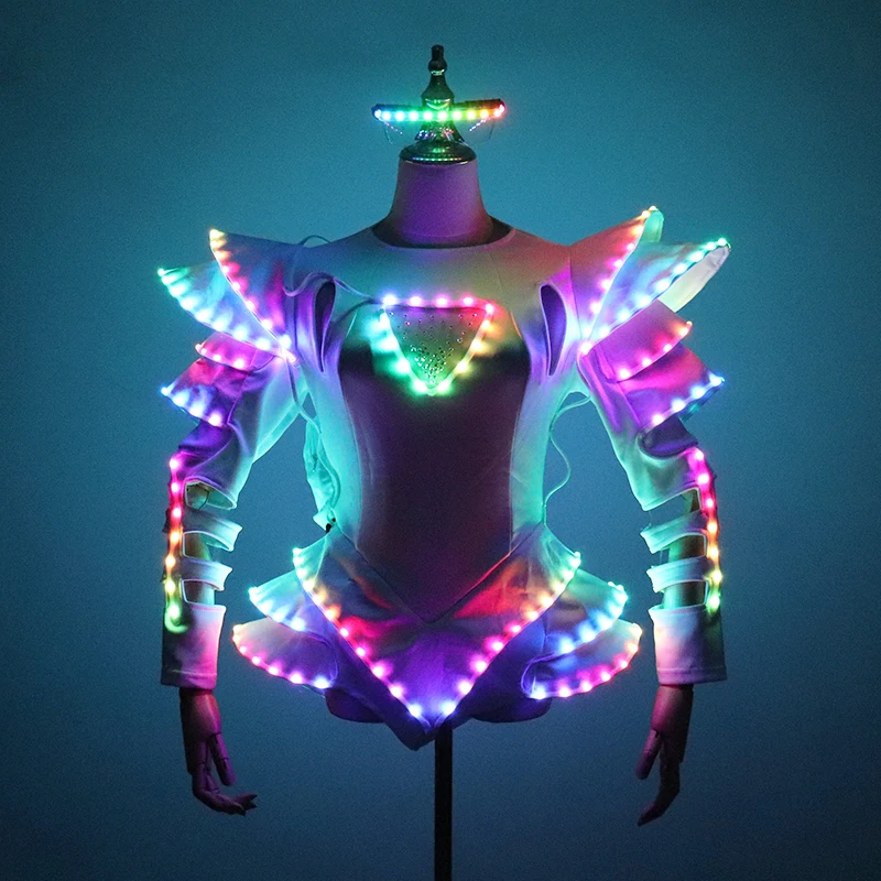 Full-Color-LED-Costume-Light-Up-Luminous-Clothes-Ballet-Tutu-LED-Dress ...