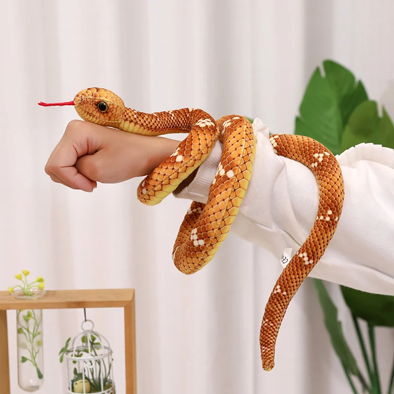 Simulated-Python-Snake-Plush-Toy-Giant-Boa-Cobra-Long-Stuffed-Snake ...