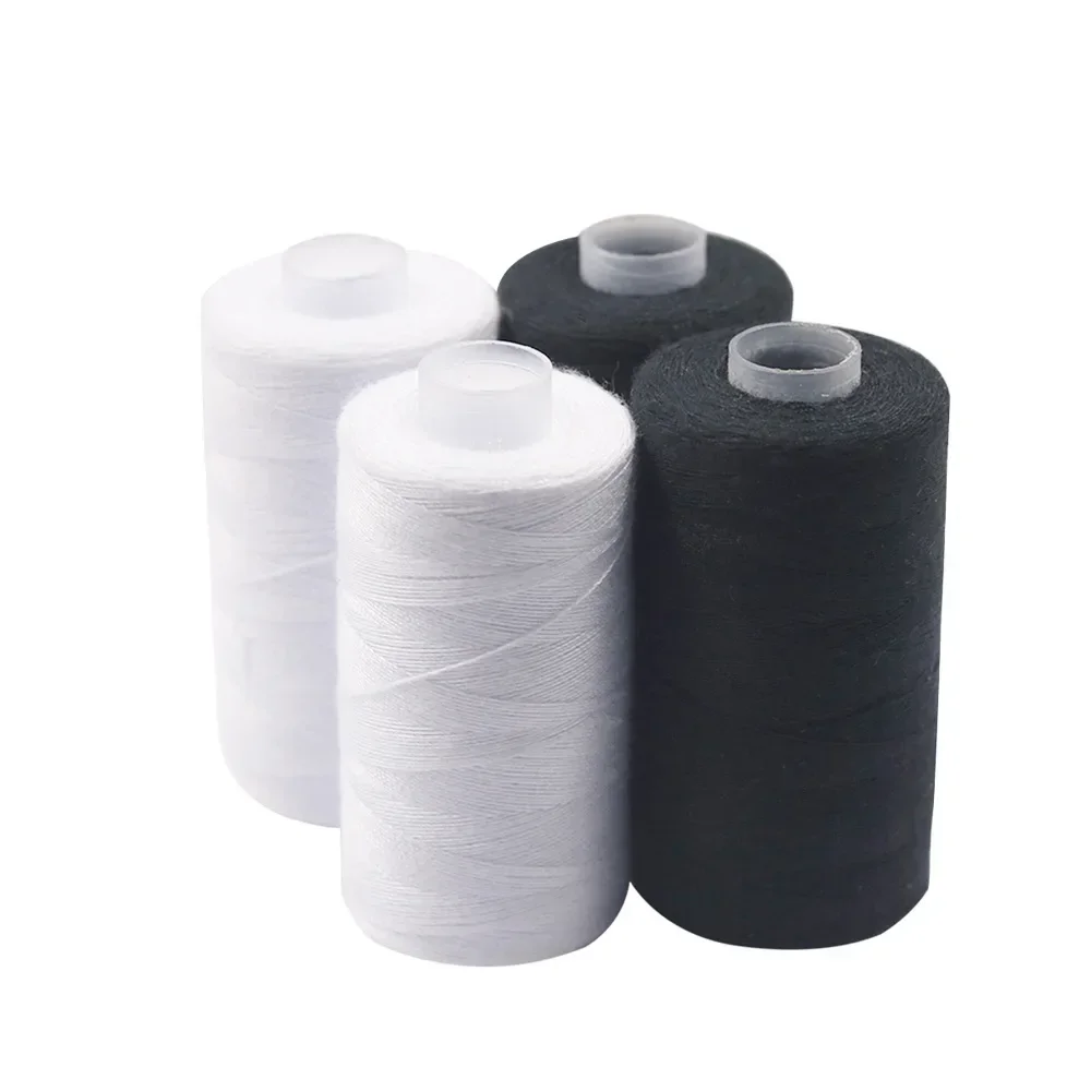 2Pcs-500M-Sewing-Thread-Polyester-Thread-Set-Strong-And-Durable-Black ...