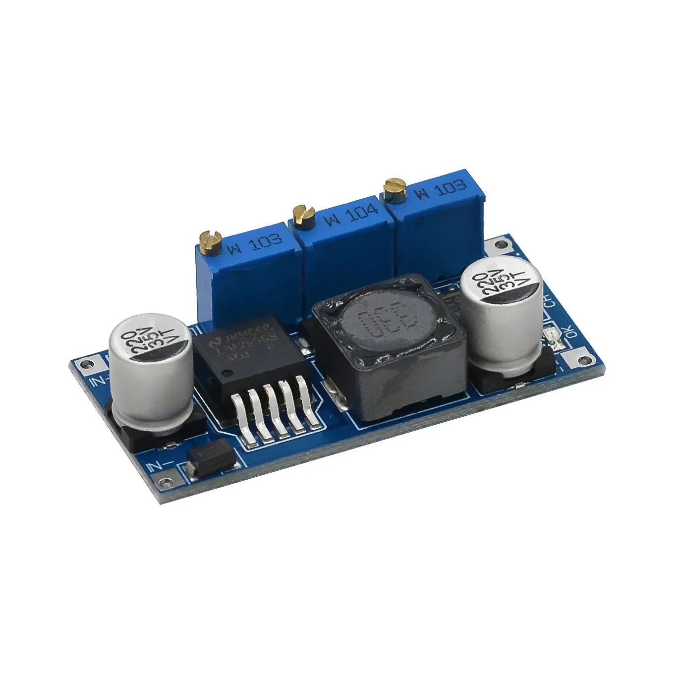 Module d'alimentation CC/CV réglable, pilote LED LM2596 DC-DC, Module d'alimentation CC/CV ...