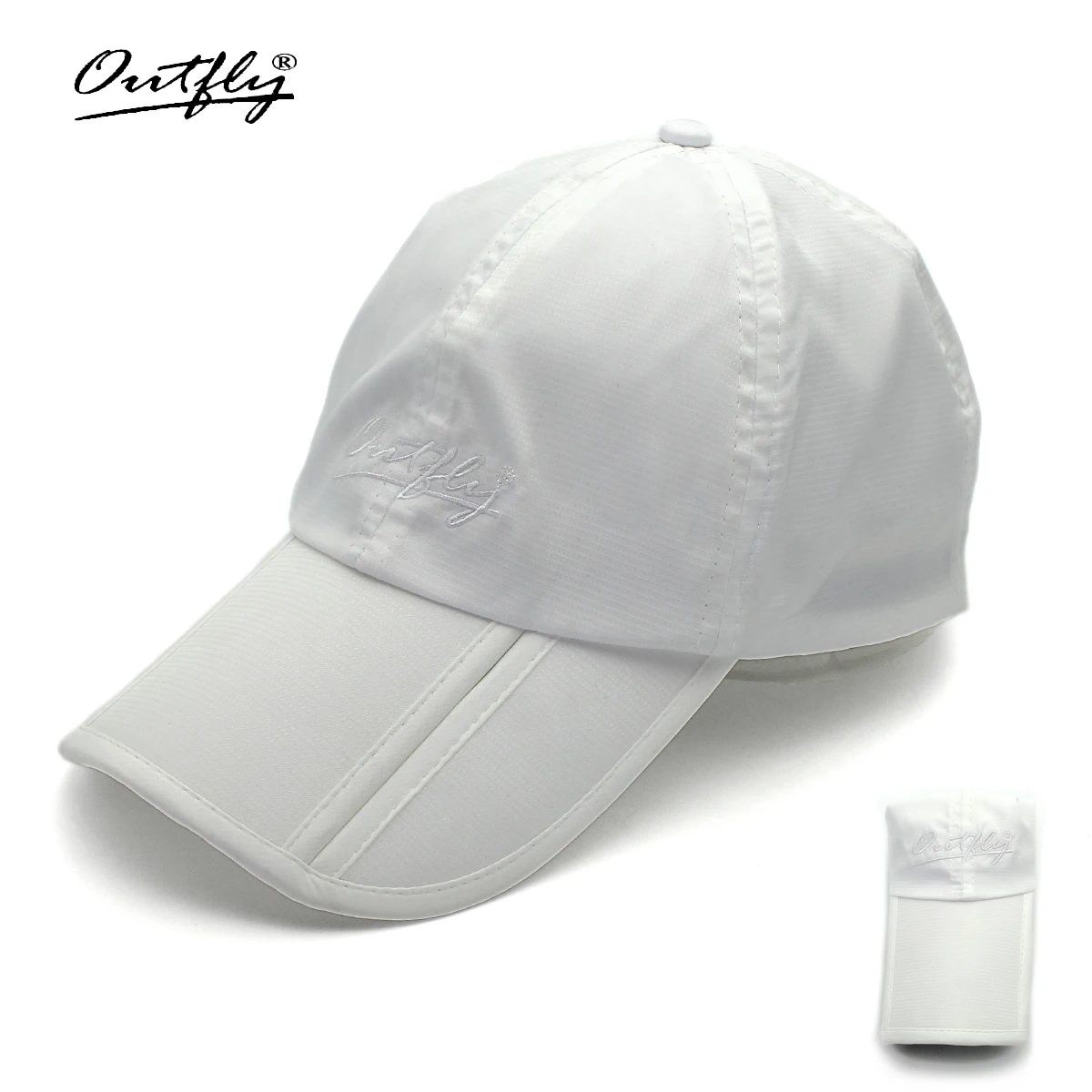 Outfly Men's Summer Baseball Cap Outdoor Running Cap Foldable Sun ...