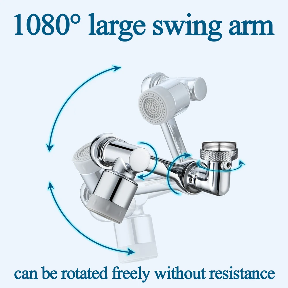 Extension universelle de robinet à 1080 degrés filtre anti ...
