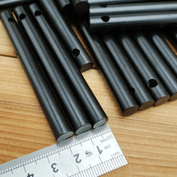 2PCS 8 * 80mm Perforated Camping Flint Outdoor Survival Magnesium Stick ...
