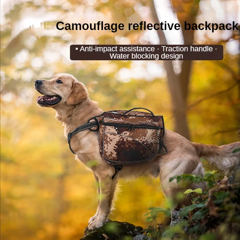 Pet-Dog-Strap-Chest-Backpack-Waterproof-Nylon-Saddle-Type-Large-and ...