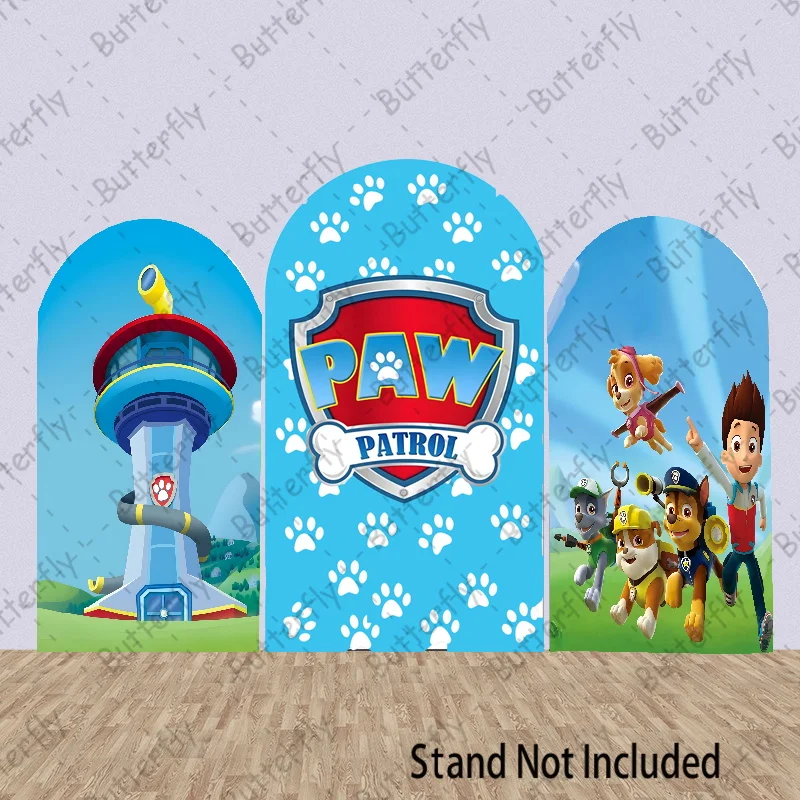 Arch Round Rescue Paw Patrol Dog Marshall Chase Boy Birthday Party ...