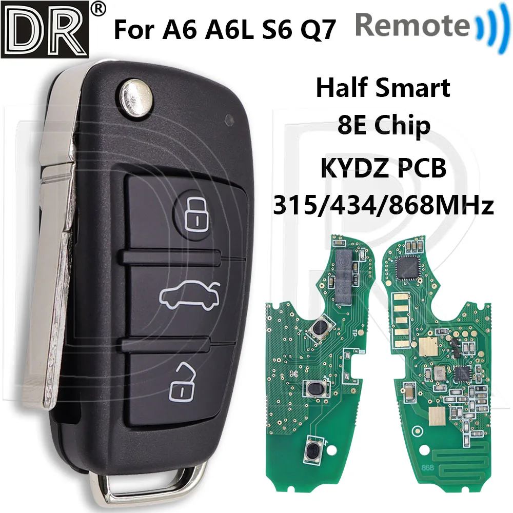 Great 8E Chip 315/434/868MHz IYZ 3314 4F0837220M/T/AF/D/R KYDZ PCB Half ...