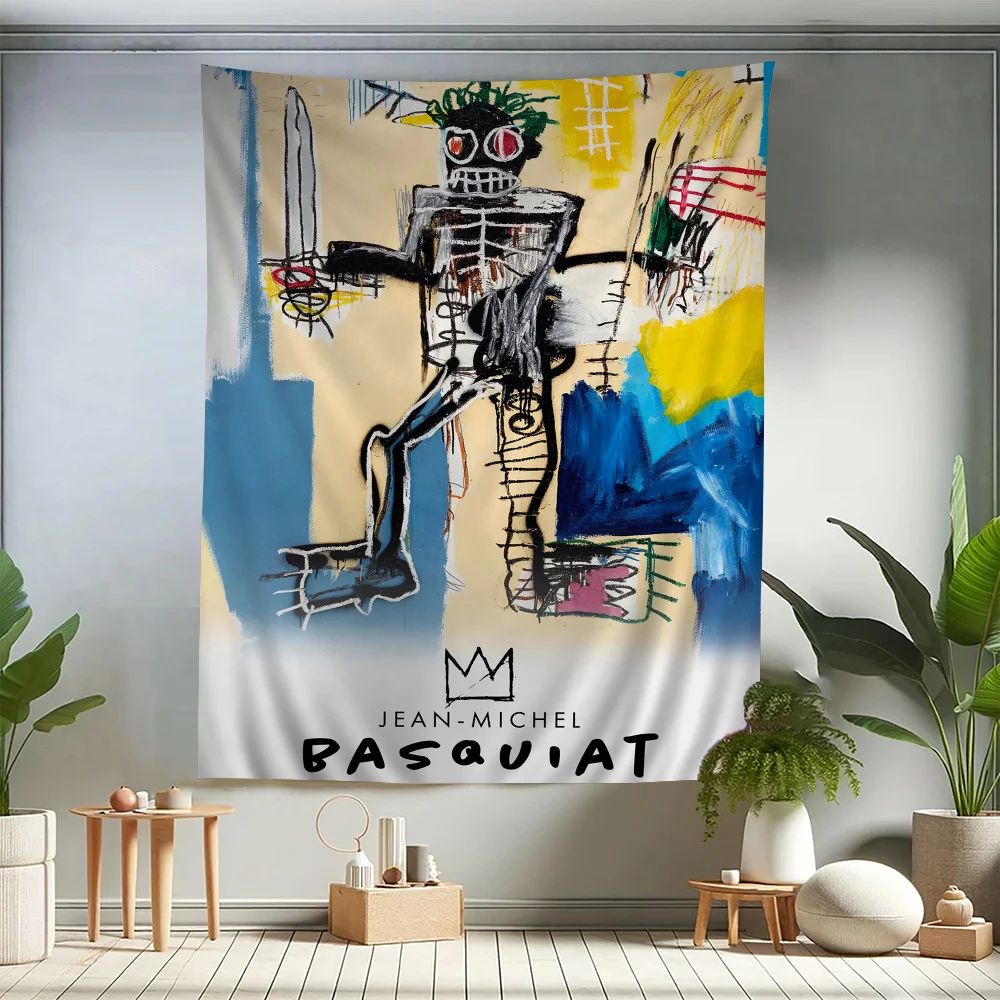 Jean-Michel-Graffiti-Anime-Tape-aria-Tar-Pendurado-Tapetes-de-Parede ...
