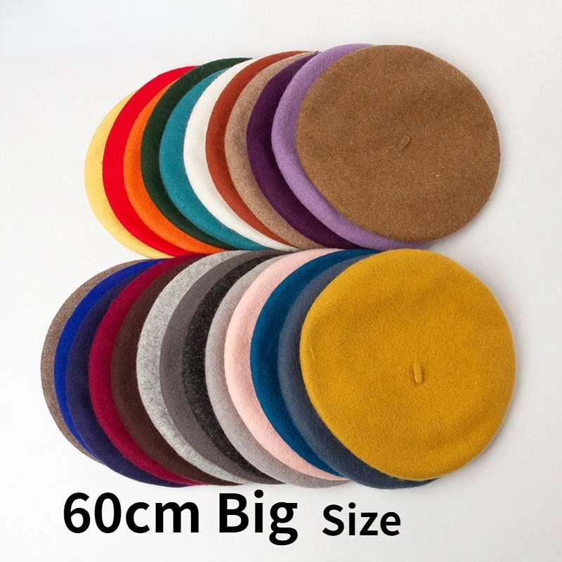 Wool Berets Women French Style | Large Size Winter Beret Women - 2023 ...