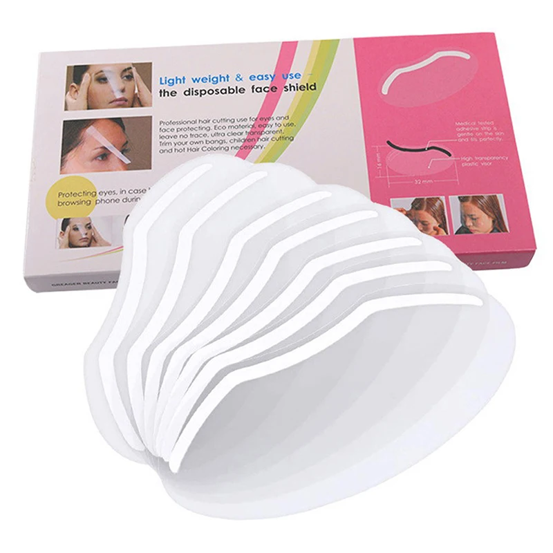 50pcs Eye Protection Hairdressing Mask Hairspray Isolate Haircut Tool ...
