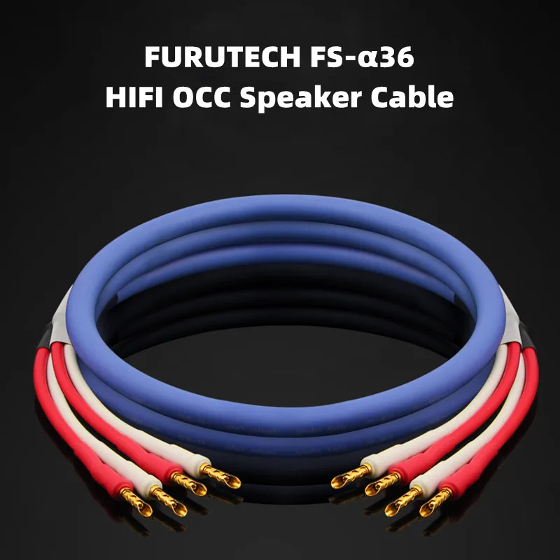 FURUTECH FS-α36 Cable de altavoz de Audio Hifi 6N OCC, amplificador de ...