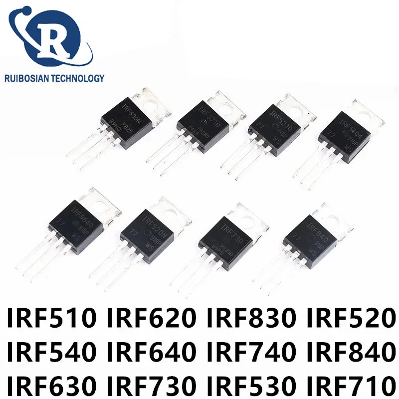 10PCS IRF510 IRF520 IRF540 IRF640 IRF740 IRF840 IRF630 IRF630N IRF510N ...