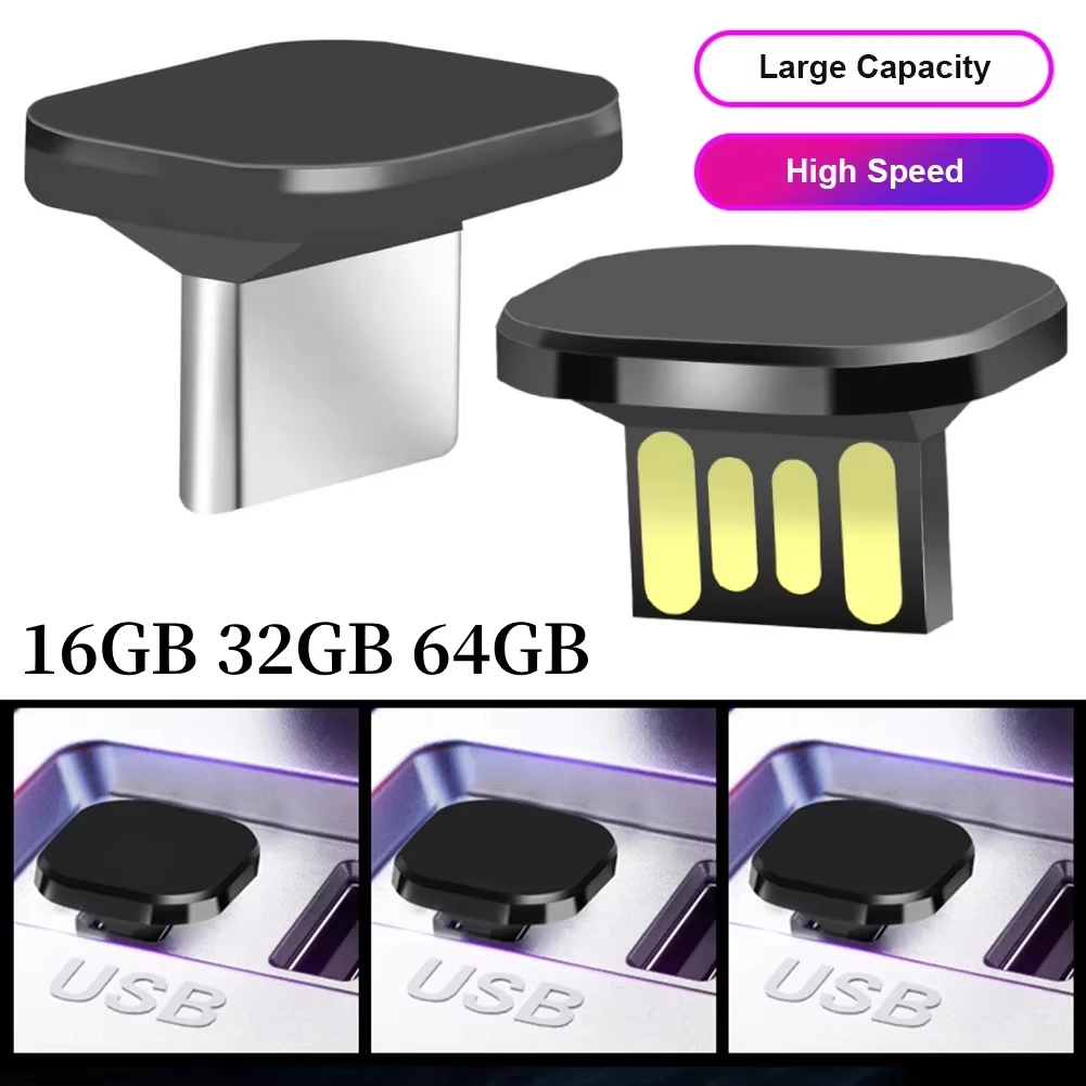 Car Mini USB C Flash Drive 16GB 32GB 64GB PenDrive Tiny Pen Drive USB2 ...