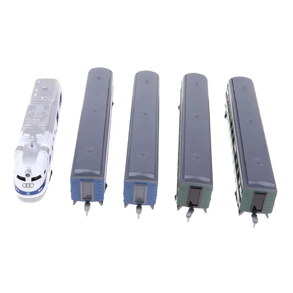 1-87-HO-Scale-Simulation-Train-Model-Locomotive-Carriages-Children-Toy ...