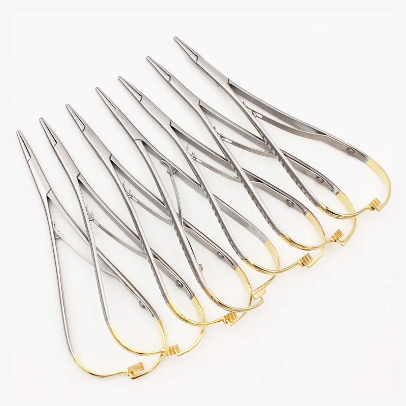 Standard-Dental-Needle-Holder-Tweezers-Orthodontic-Instrument-Dentistry ...
