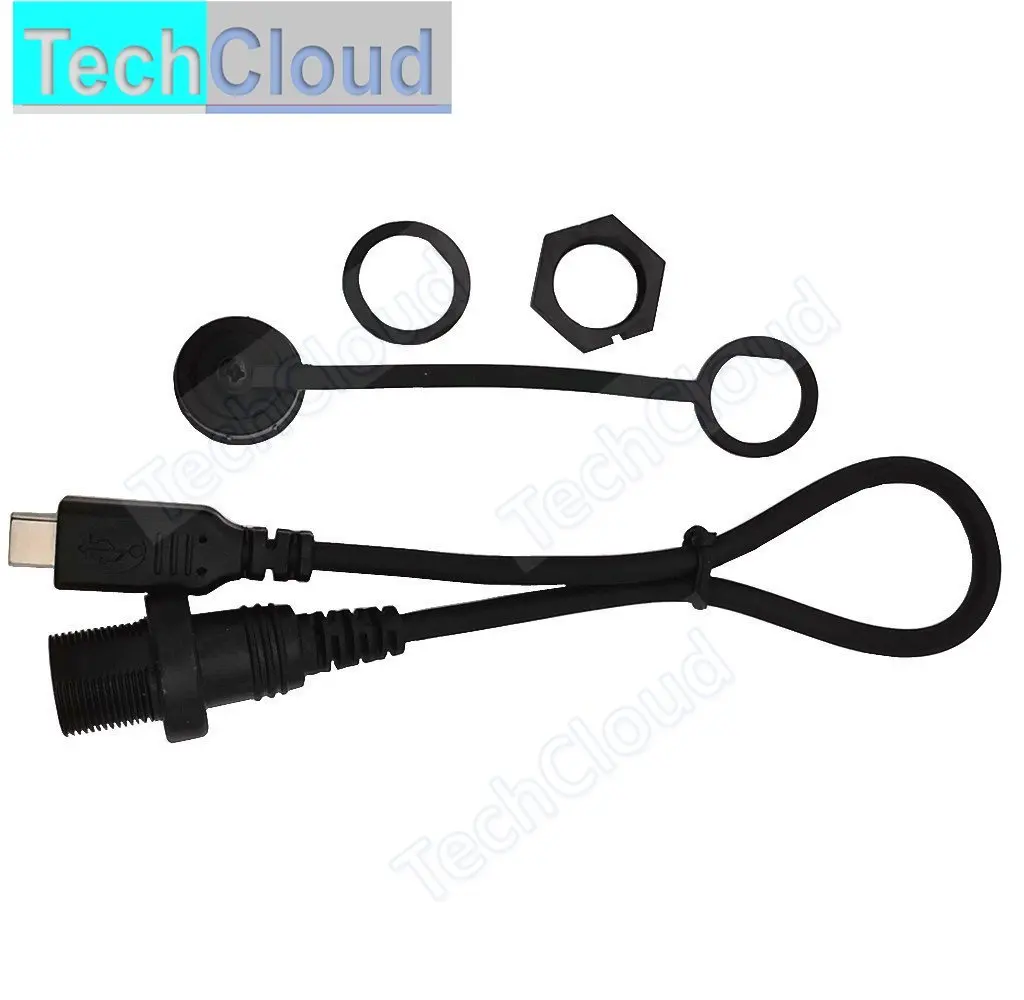 IP67-Water-Proof-Type-c-Cable-USB-C-Male-to-Female-Panel-Mount ...