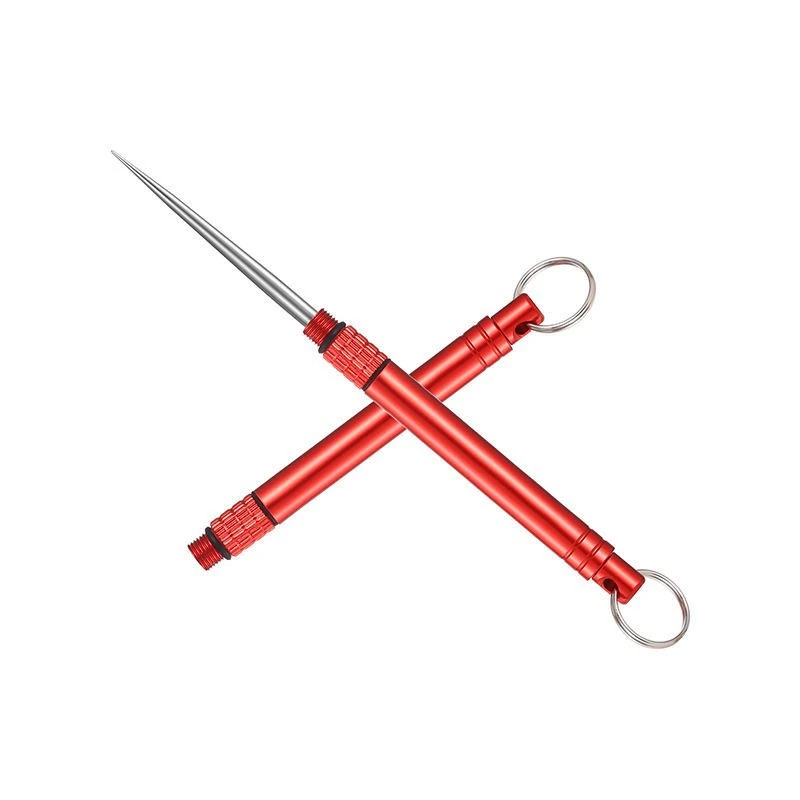 Titanium Toothpick Self Defense Survival Tool Keychain EDC Picnic ...