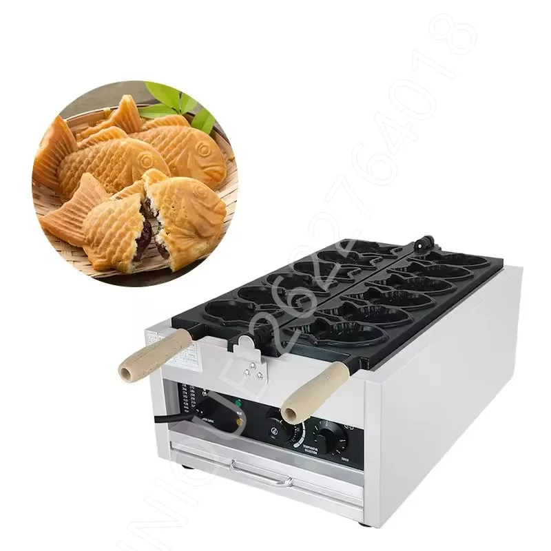 Nonstick-Commercial-Small-Waffle-Fish-Ice-Cream-Mini-Taiyaki-Machine ...