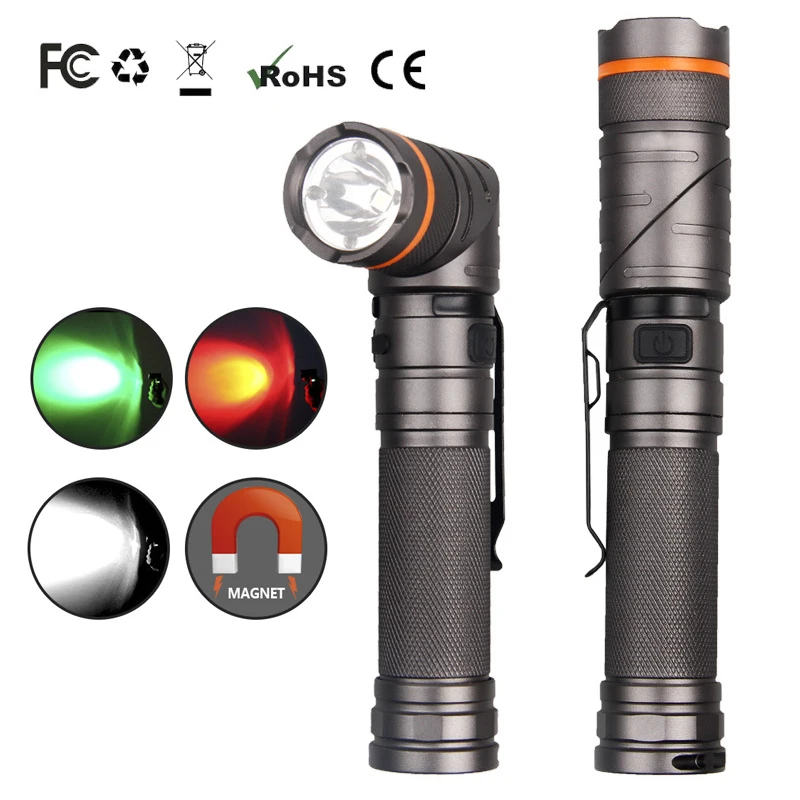 Magnet-90-Degree-Flashlight-Strong-Usb-Charging-Waterproof-Vehicle ...