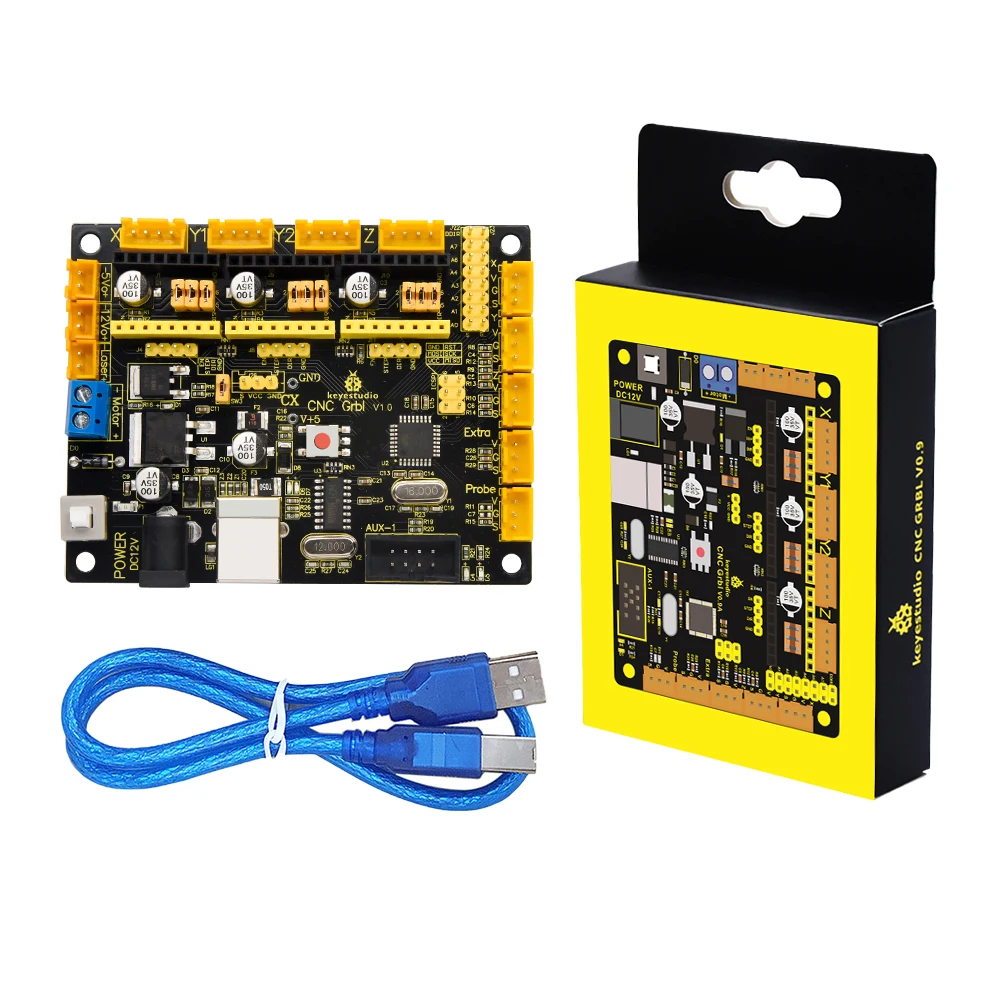 Keyestudio-Placa-de-Control-CH340-CNC-GRBL-para-Arduino-CNC-Robot-de ...