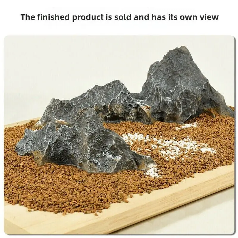 Diorama Mountain Model Simulation Rock Tools Railway Layout Scence ...