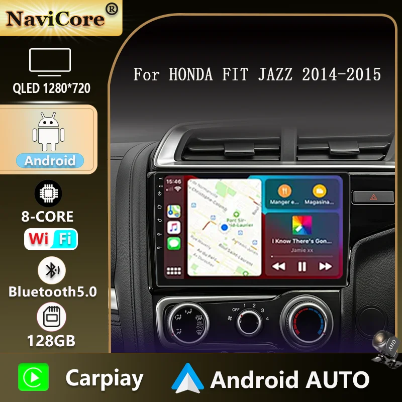 Android 16 for HONDA FIT JAZZ 2014 2015 Car Multimedia GPS Head Unit ...