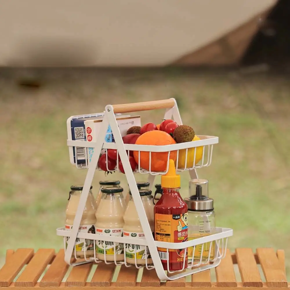 Outdoor-Tools-Outdoor-Camping-Hand-Held-Storage-Rack-Iron-Basket ...