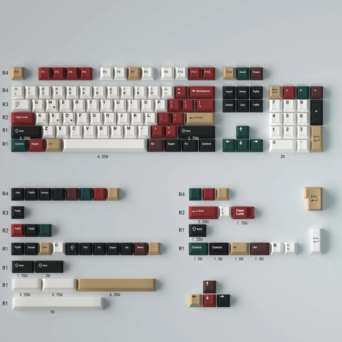 NEW-Mixed-light-key-cap-PBT-keycaps-Dye-sublimation-laser-carved-Cherry ...