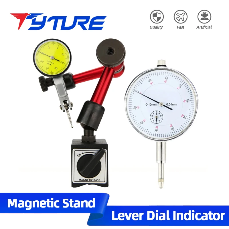 Lever-Dial-Indicator-Magnetic-Holder-Measuring-Probes-Indicator-Stand ...