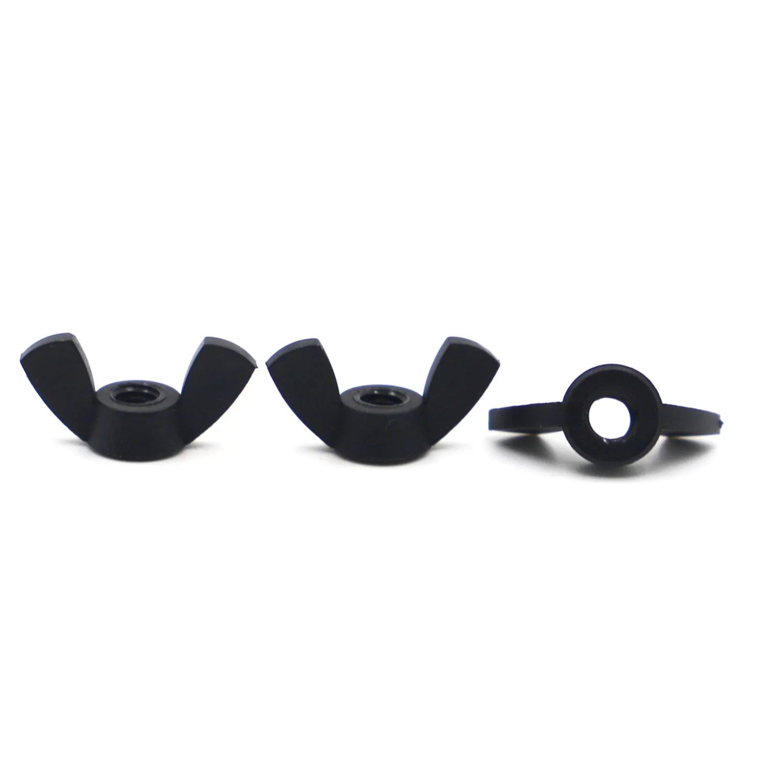 Black-Nylon-Plastic-Nut-M3-M4-M5-M6-M8-M10-M12-Wingnut-Butterfly-Nut ...