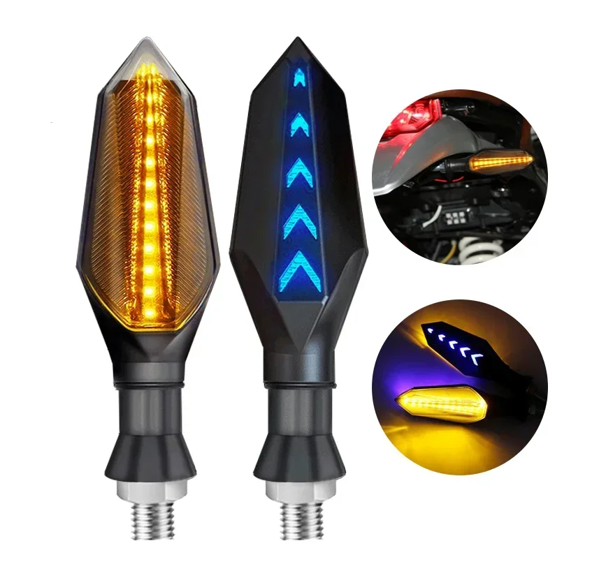 LED-Turn-Signals-Indicator-2-Pcs-Motorcycle-Flasher-Built-Relay-Arrow ...