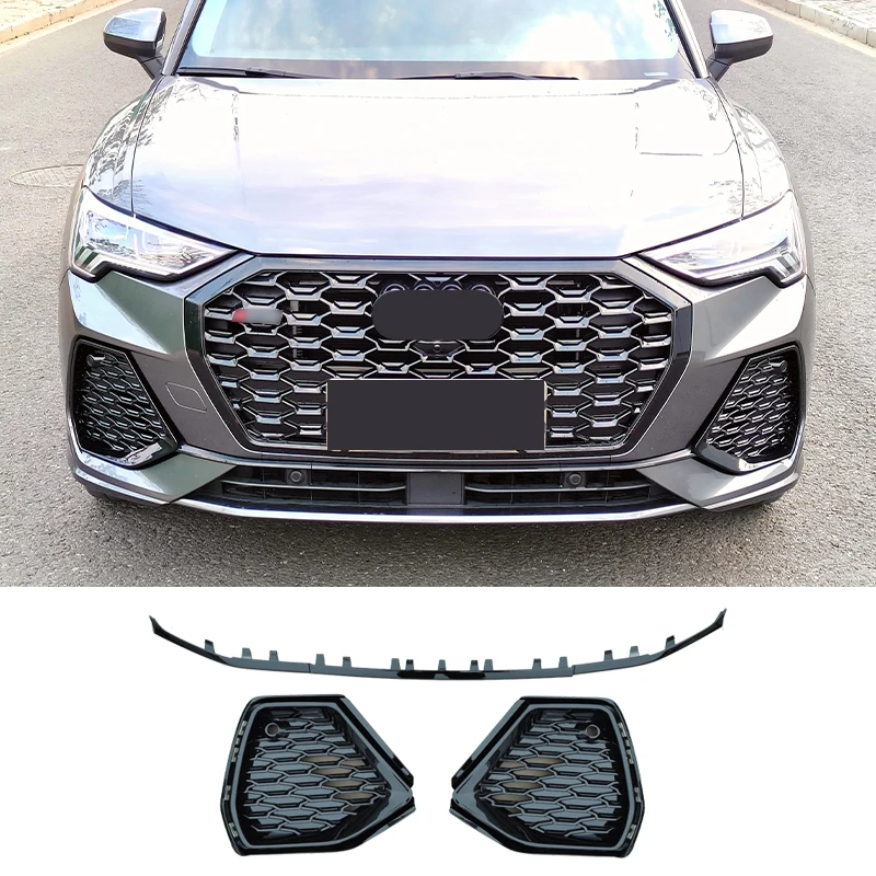 Car-Front-Bumper-Fog-Lamp-Grille-Fog-Light-Trim-Cover-Frame-Lid-Bezel ...