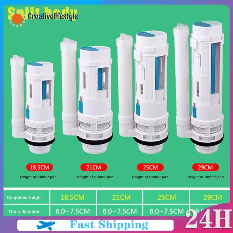 Split-Toilet-Drain-Valve-Two-button-Toilet-Water-Outlet-Valve-Dual ...