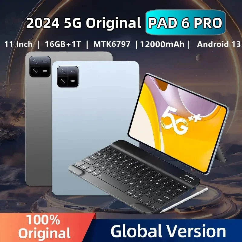 Tableta-Pad-6-Pro-versi-n-Global-Tablet-PC-con-Android-13-16GB-1TB-SIM ...