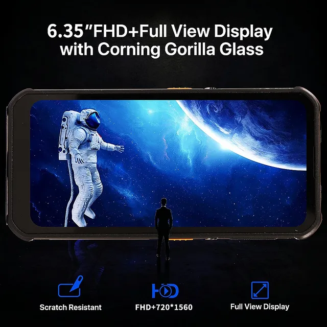 PHONEMAX P1 Android 10.0 LTE 4G IP68 Waterproof Smartphone 6000mAh 4GB ...