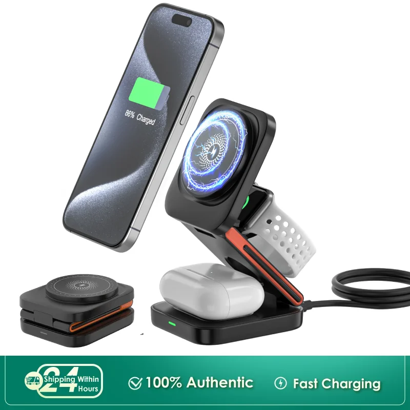 Carregador-magn-tico-sem-fio-dobr-vel-carregador-de-viagem-Mag-Safe ...