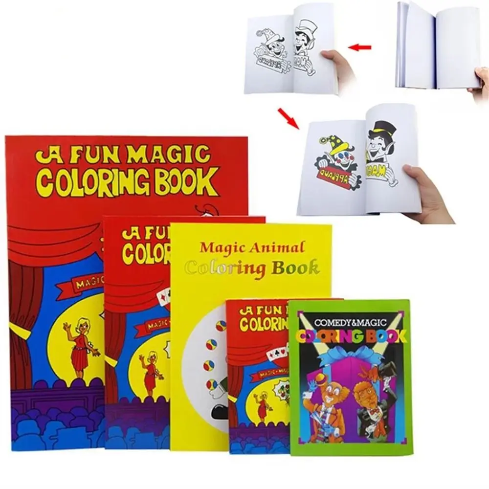 Children-Teens-Adults-Magic-Trick-Book-Magic-Prop-Magic-Coloring-Book ...
