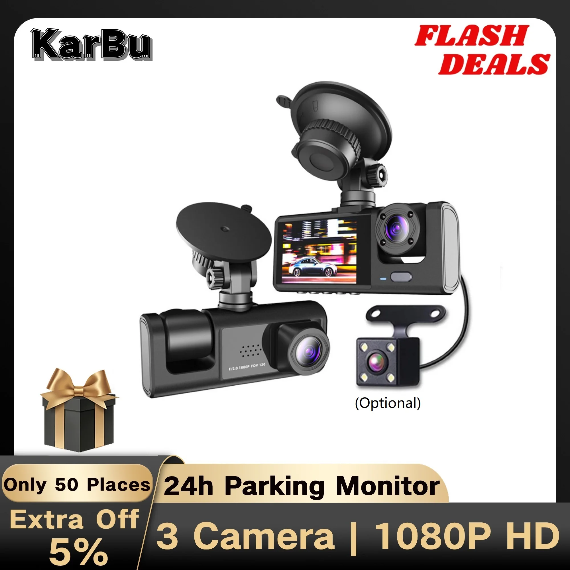 Dash-Cam-for-Car-Camera-1080P-HD-Dashcam-24h-Parking-Monitor-Dvr-Para ...