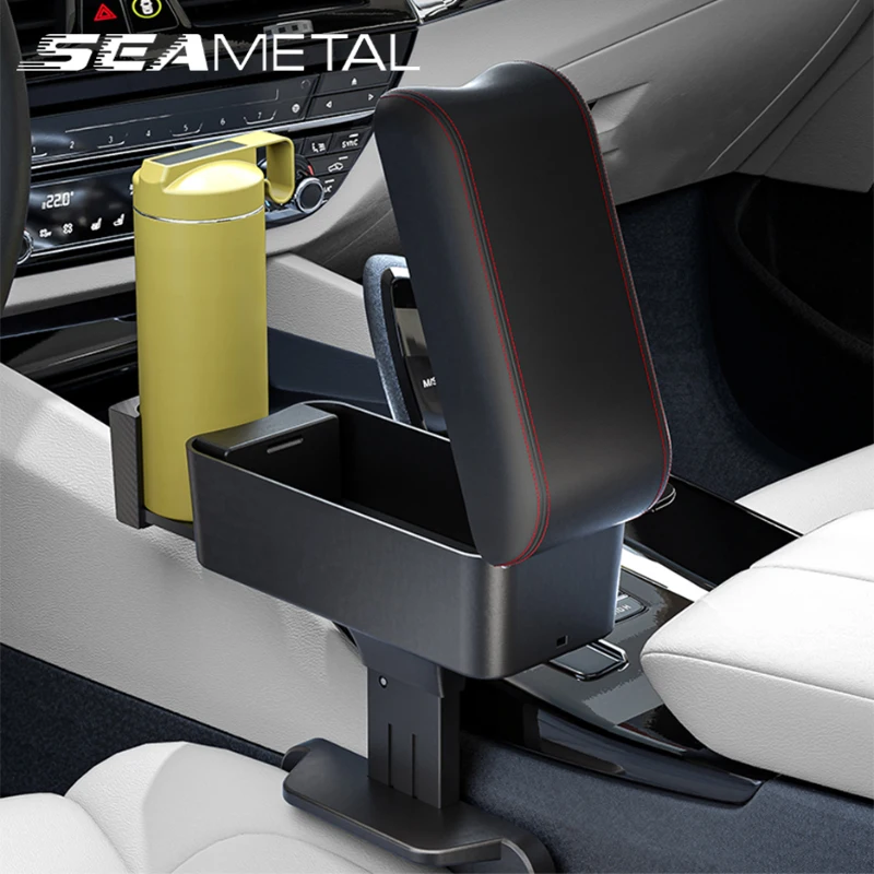 SEAMETAL-Car-Center-Console-Organizer-Car-Armrest-Box-Arm-Rest-Extender ...