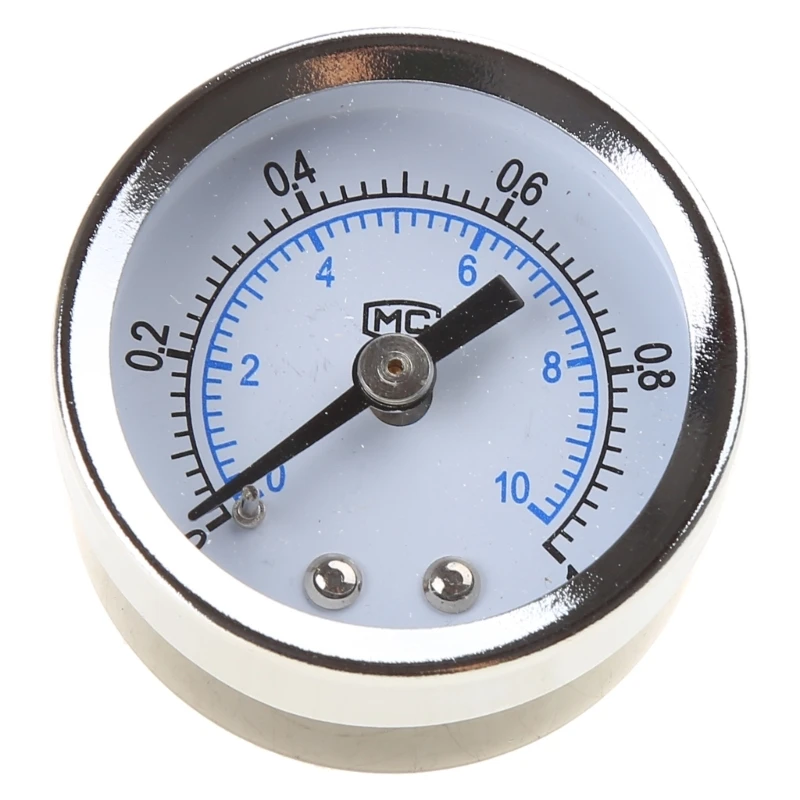 Mini Low Pressure Gauge Back Mount Y40/Y50 Thread Pressure Gauge 0-1 ...