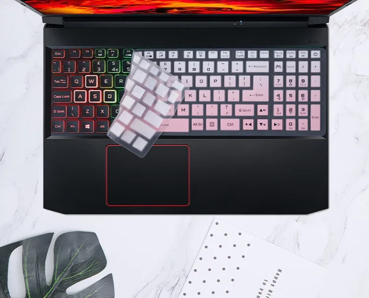 Silicone Laptop Keyboard Cover Accessory For Acer Nitro 5 AN515-58 ...