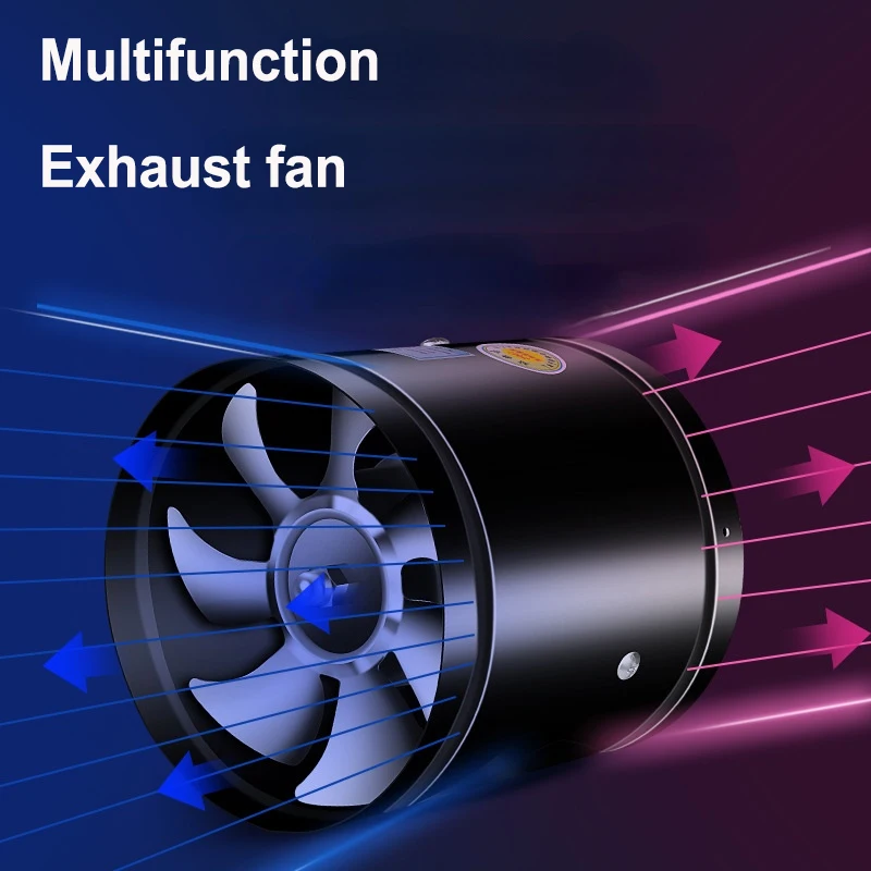 Metal Pipe Exhaust Fan Ventilation Fan Household Pipe Ventilation ...